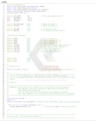 Experiment 16 x2 parallel lcd | PDF
