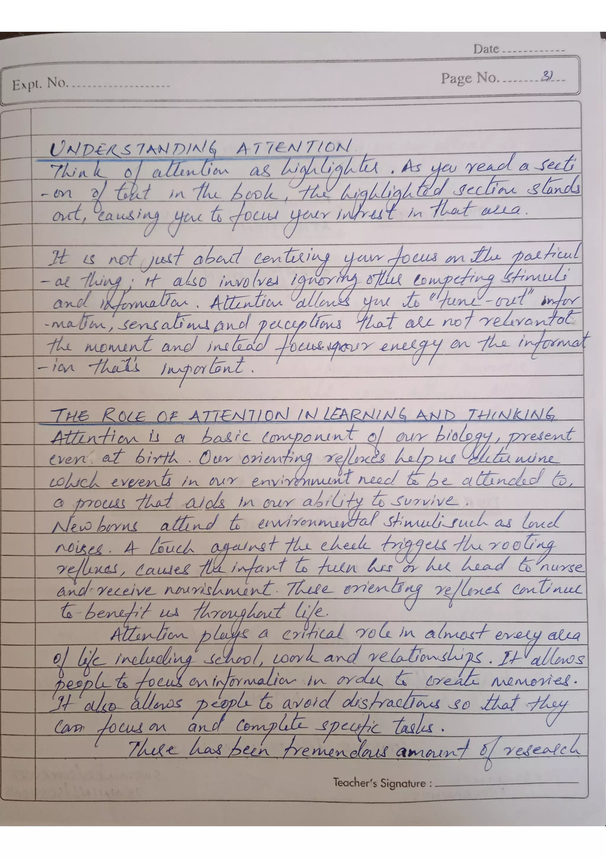 Experiment - Division of Attention and Task Performance | PDF