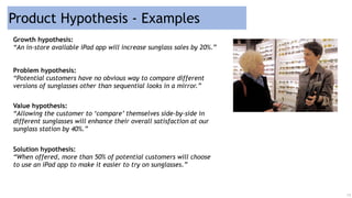 Experiment driven development - global scrum gathering 2018 | PPT