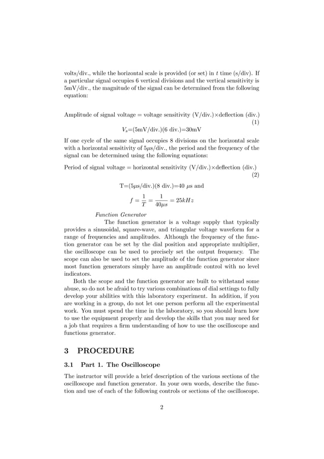 Experiment reportexample | PDF