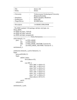 Experiment write-vhdl-code-for-realize-all-logic-gates | PDF