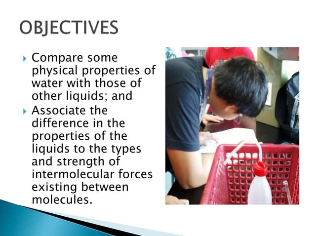 Experiment 1 [Intermolecular Forces of Attraction] | PPTX