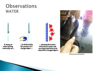 Experiment 1 [Intermolecular Forces of Attraction] | PPTX
