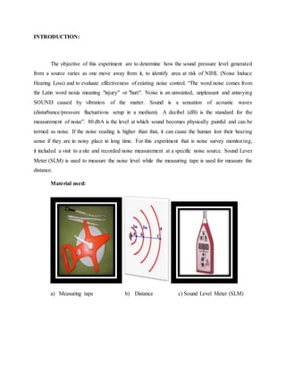 Noise monitoring | DOCX