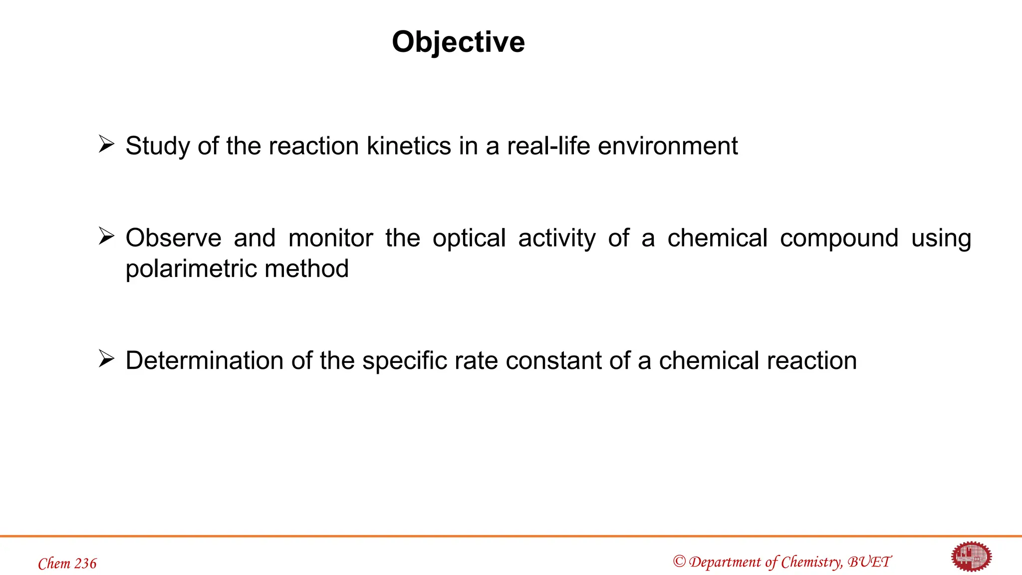 Experiment 1 - Determination of rate constant..........pptx