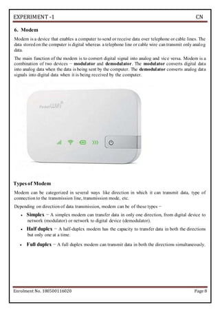 study about different network devices | DOCX