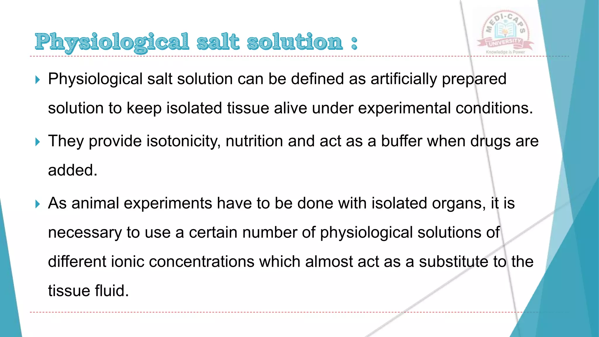 Experiment 1 Introduction to In-Vitro pharmacology and physiological ...