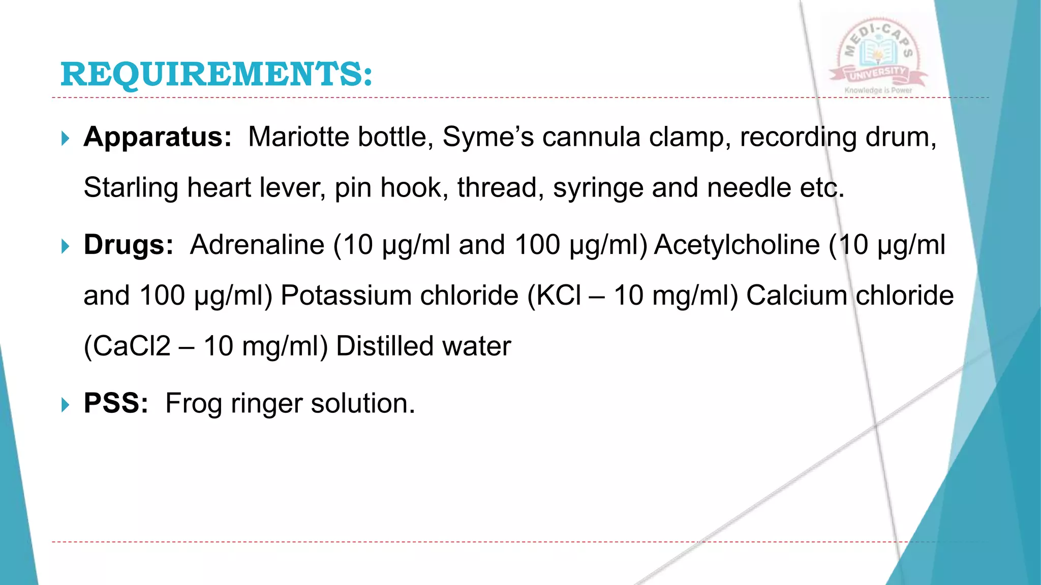 Experiment 1 Introduction to In-Vitro pharmacology and physiological ...