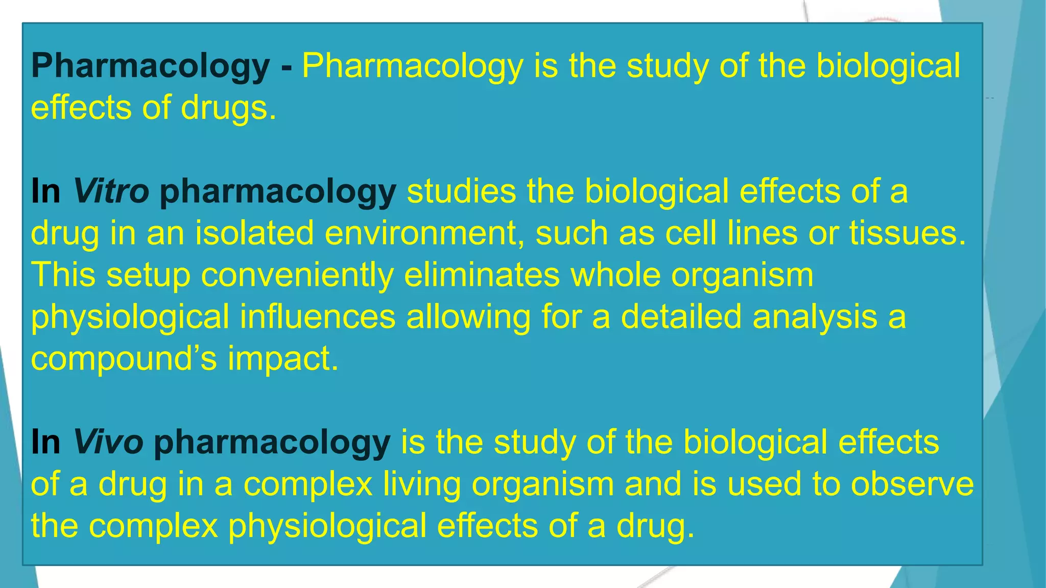 Experiment 1 Introduction to In-Vitro pharmacology and physiological ...