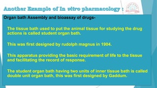 Experiment 1 Introduction to In-Vitro pharmacology and physiological ...