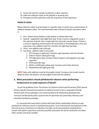 Blood Banking.. Experiment # 2 | DOC