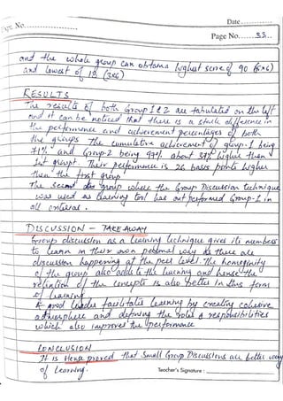 Experiment Group Dynamics MA Psy Sem3 2022-24 | PDF