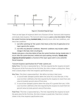 Instrumentation Lab. Experiment #2 Report: System Response ...