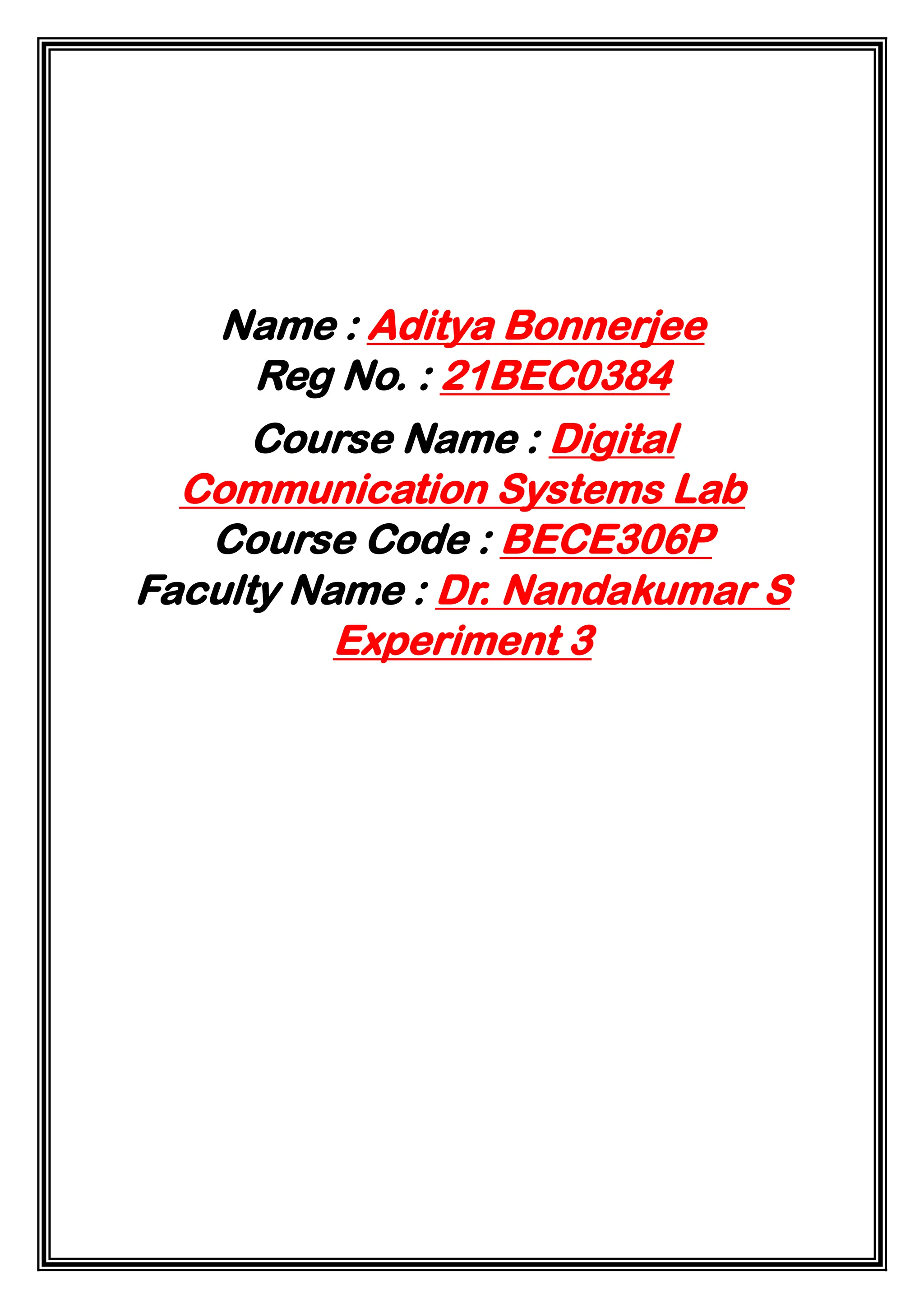 Experiment3_DCS-21BEC0384Adityabonnerjee | PDF