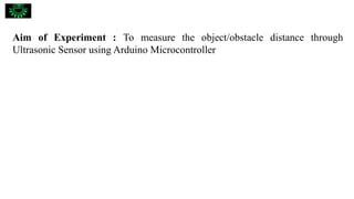 Experiment 3133 (Ultrasonic Sensor).pptx