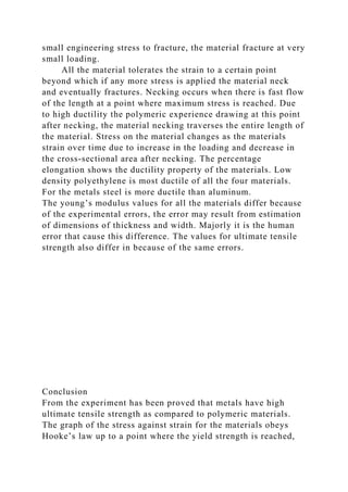 Experiment 4 - Testing of Materials in Tension Object .docx