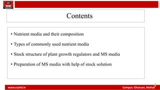 EXPERIMENT 4 stock solution nutrient medium.pptx