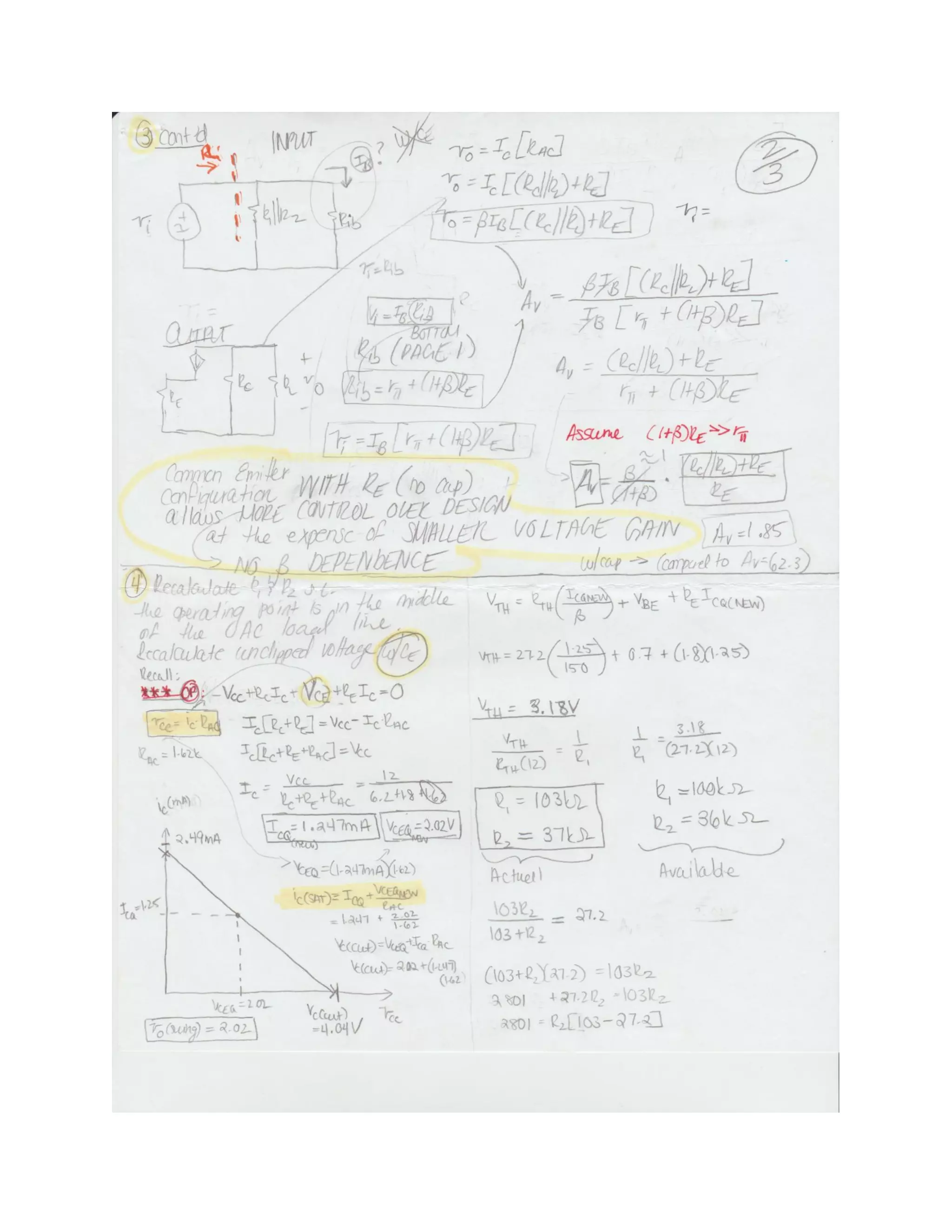 Experiment 4, Transistor AC Amplifiers | PDF