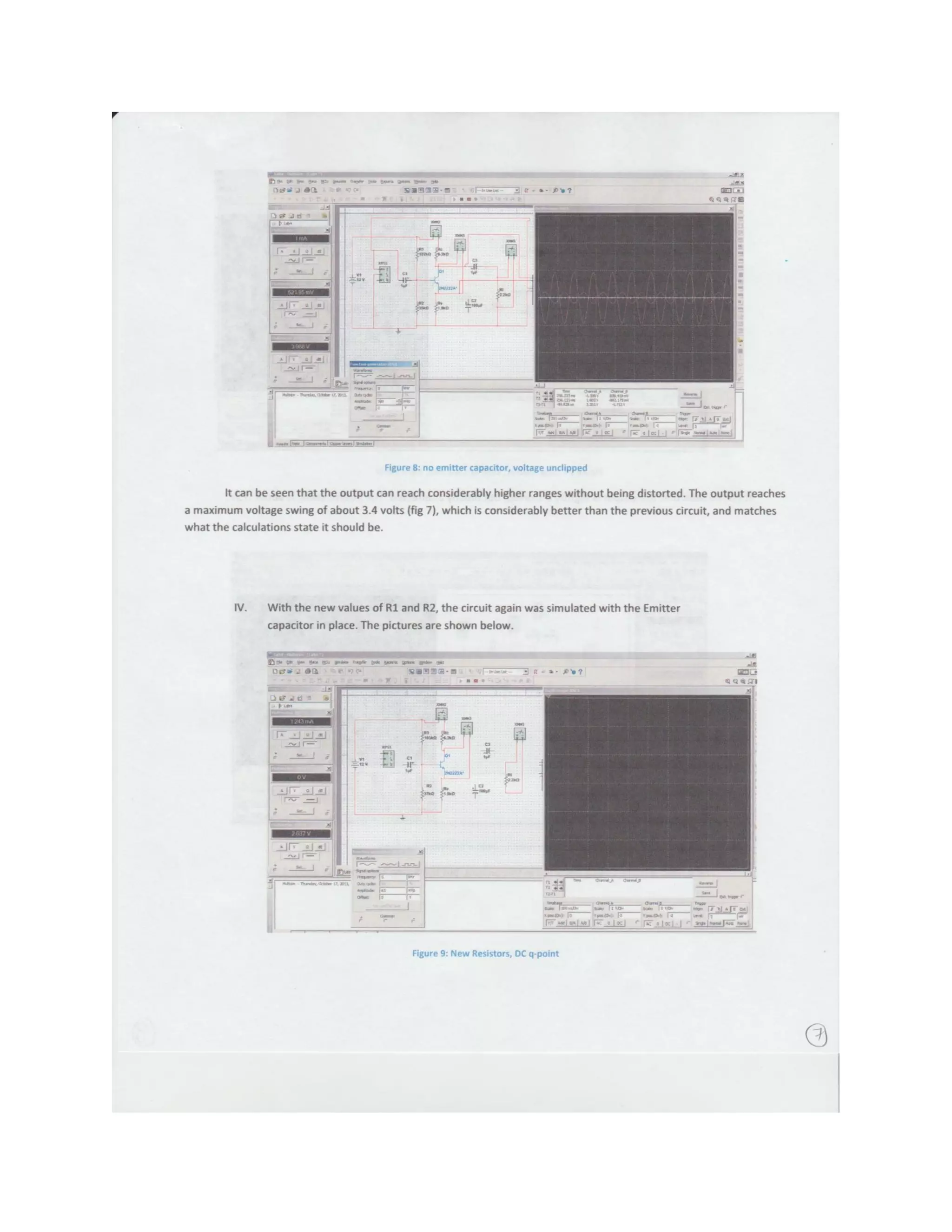 Experiment 4, Transistor AC Amplifiers | PDF