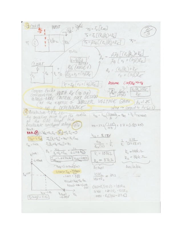 Experiment 4, Transistor AC Amplifiers | PDF