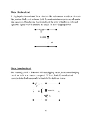 Diode Applications Experiment 5 | DOCX