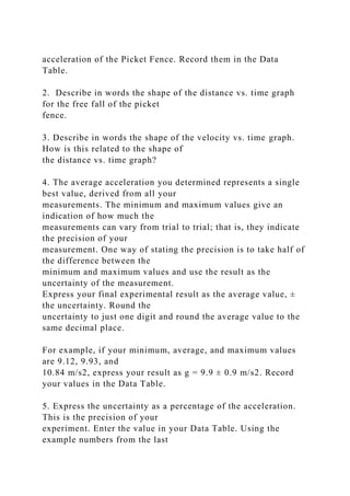 Experiment5Physics with Calculators 5 - 1Picket Fe.docx