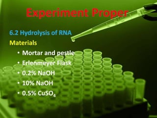 Experiment #6 rna. khafi | PPTX