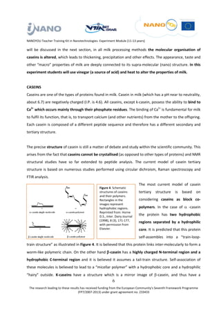Experiment with natural nanomaterials - Teacher guide (age 11-13) | PDF