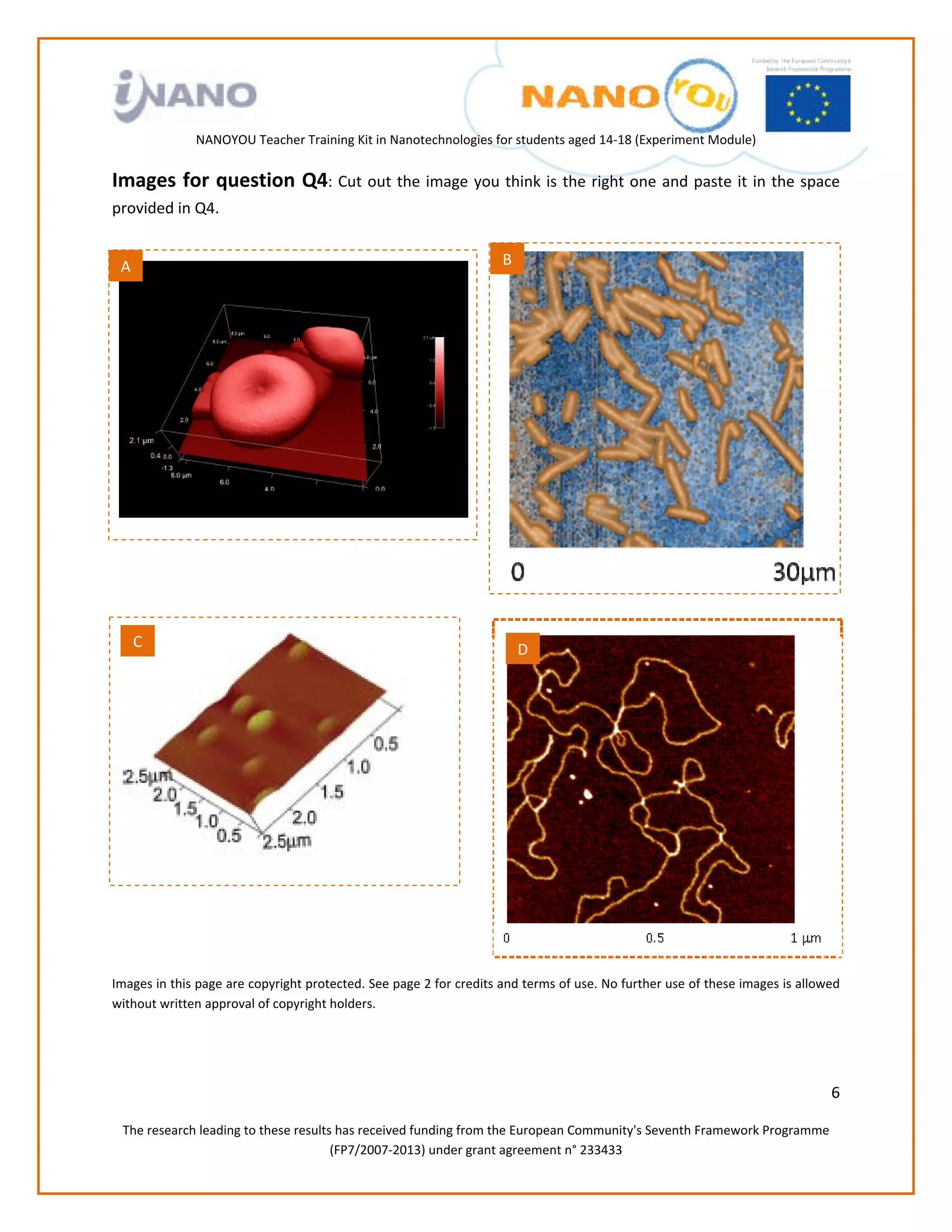 Experiment with natural nanomaterials - Student laboratory worksheet ...