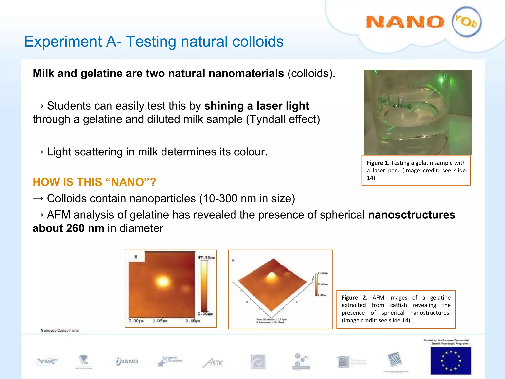 Experiment with natural nanomaterials - nanotechnology | PPT ...