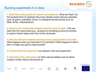Experiment with natural nanomaterials - nanotechnology | PPT