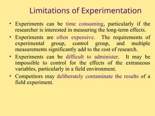 Experimental Research Design topic for students | PPT
