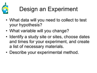 Experimental design-workshop10 | PPT