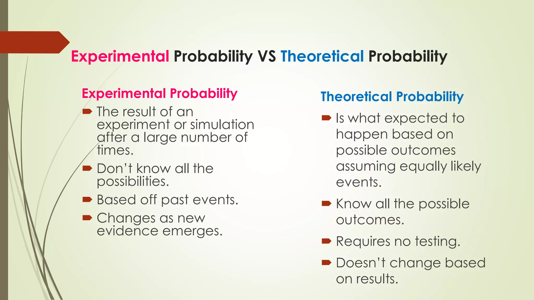 Experimental probability-theoretical-probability | PDF