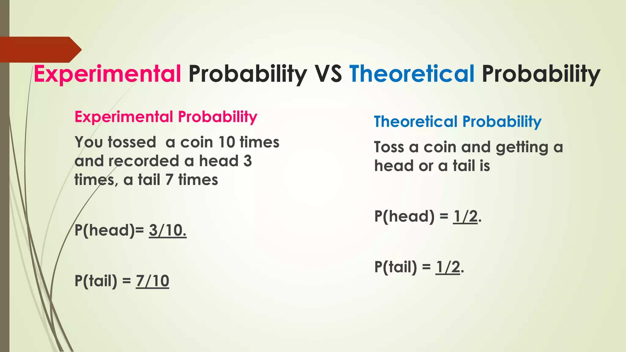 Experimental probability-theoretical-probability | PDF