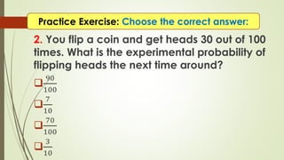 Experimental probability-theoretical-probability | PDF