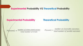 Experimental probability-theoretical-probability | PDF