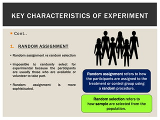 Experimental research design | PPT