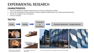 Experimental Research in Architecture | PPTX