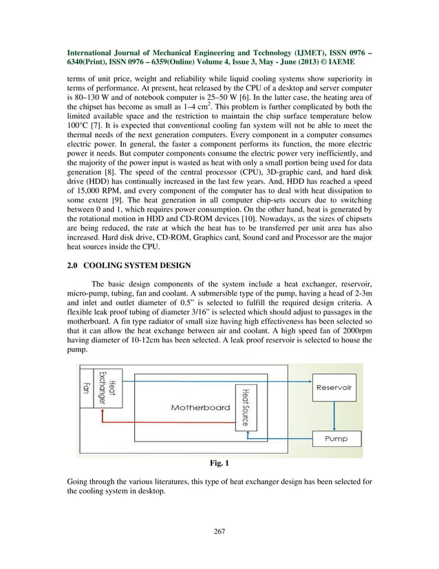 Experimental analysis of liquid cooling system for desktop computers | PDF