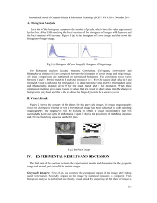 Experimental analysis of matching technique of steganography for greyscale and colour image | PDF