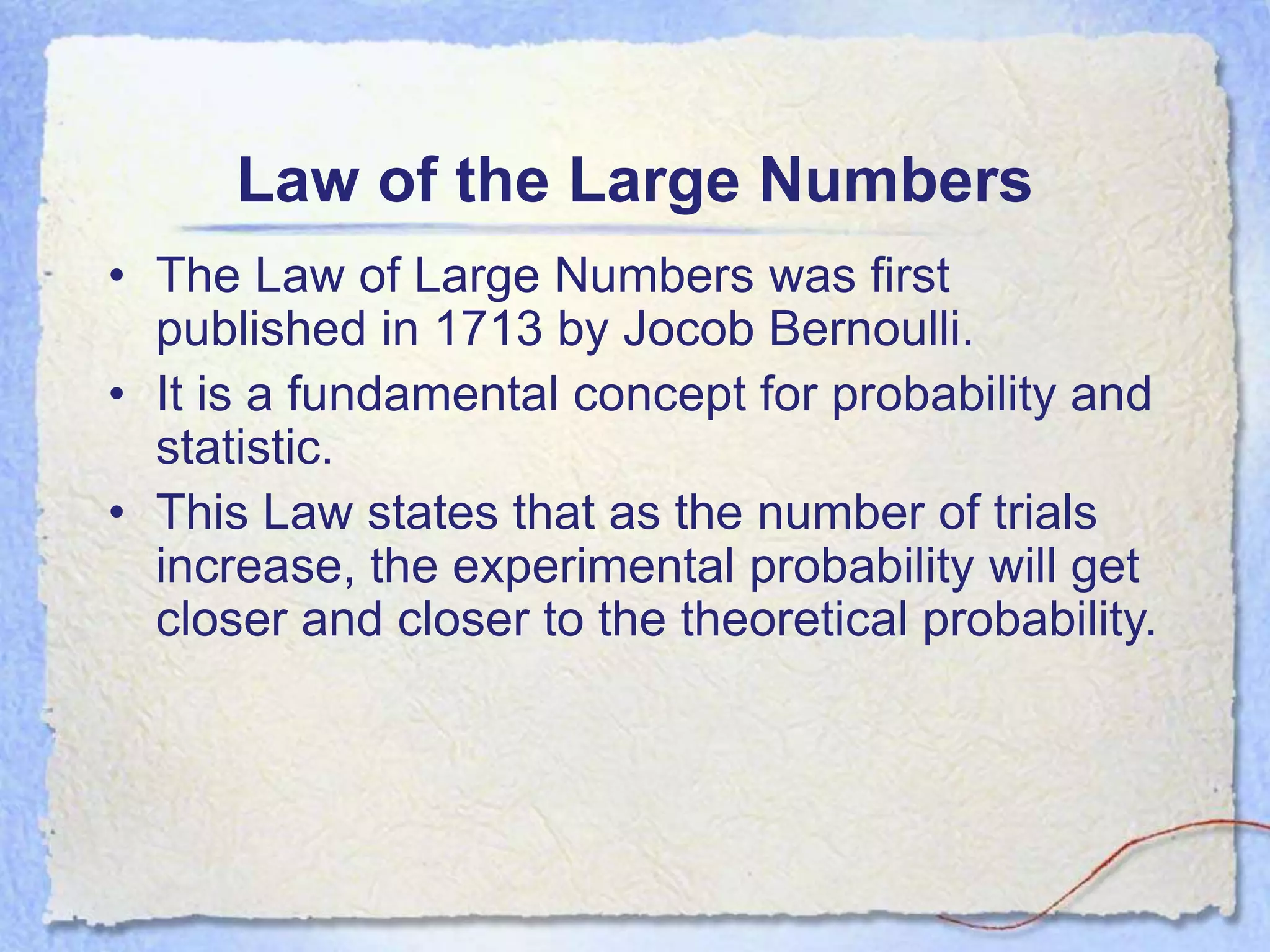 Experimental and Theorethical probability.ppt