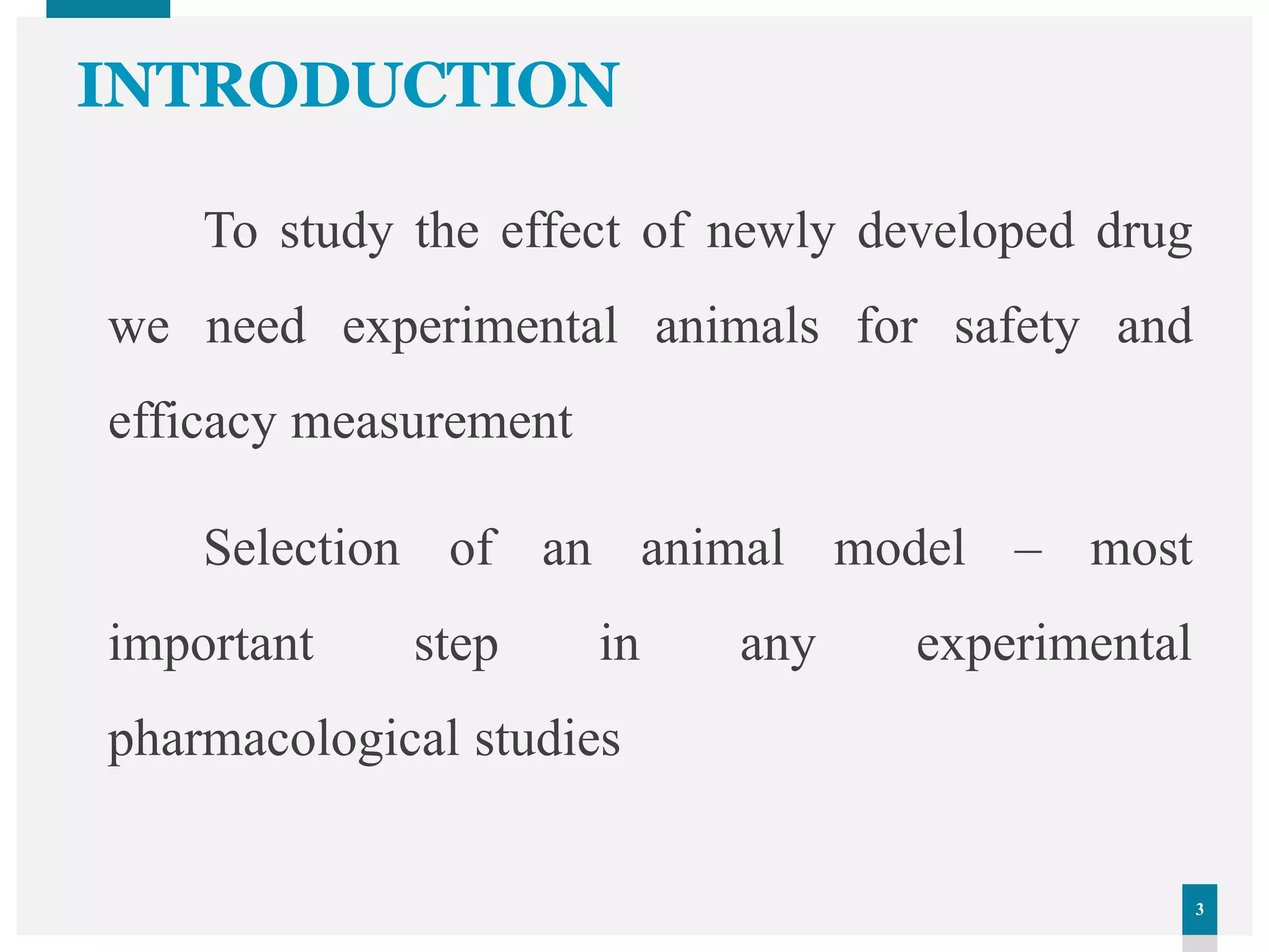 Experimental animals | PPTX