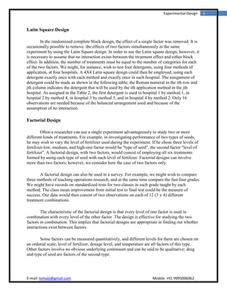 Experimental design | DOCX | Physics | Science