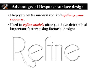 Design of experiment methodology | PPTX | Physics | Science