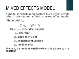 Basic Concepts of Standard Experimental Designs ( Statistics ) | PPTX