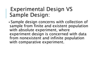 Basic Concepts of Standard Experimental Designs ( Statistics ) | PPTX