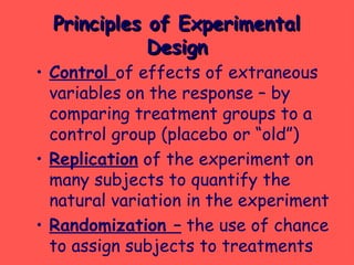 Experimental design powerpoint2 | PPT
