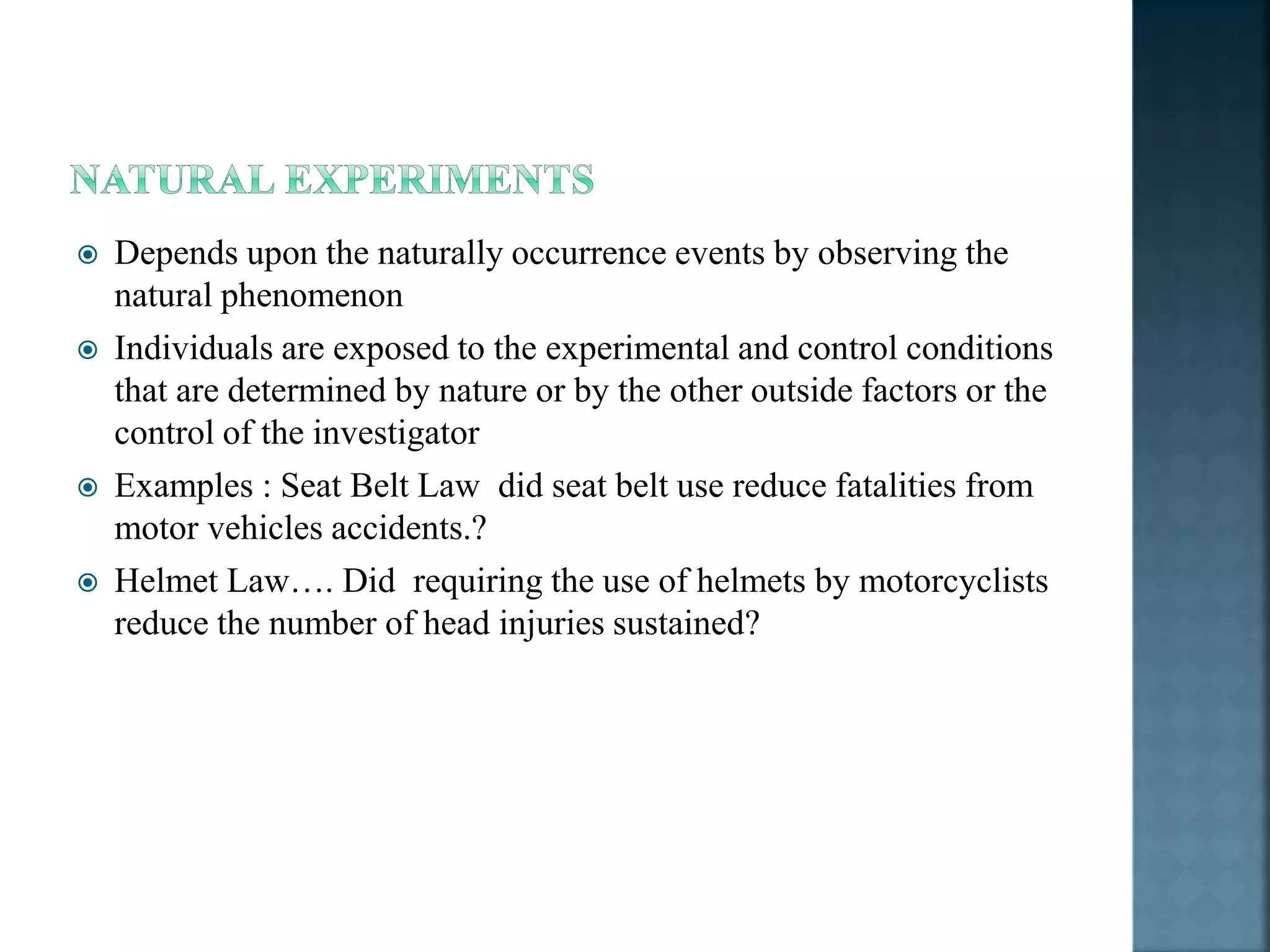 Experimental Design and its Types ppt | PPTX