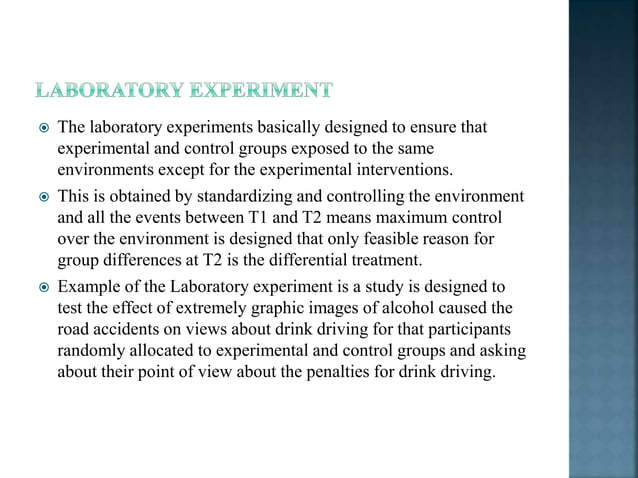 Experimental Design and its Types ppt | PPTX